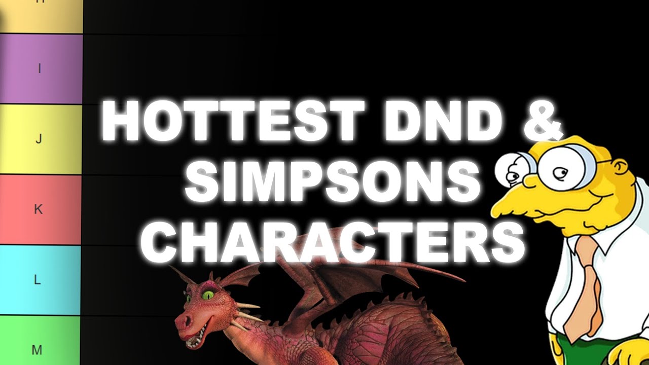 HOTTEST DnD Races & Simpsons Characters!? - YouTube