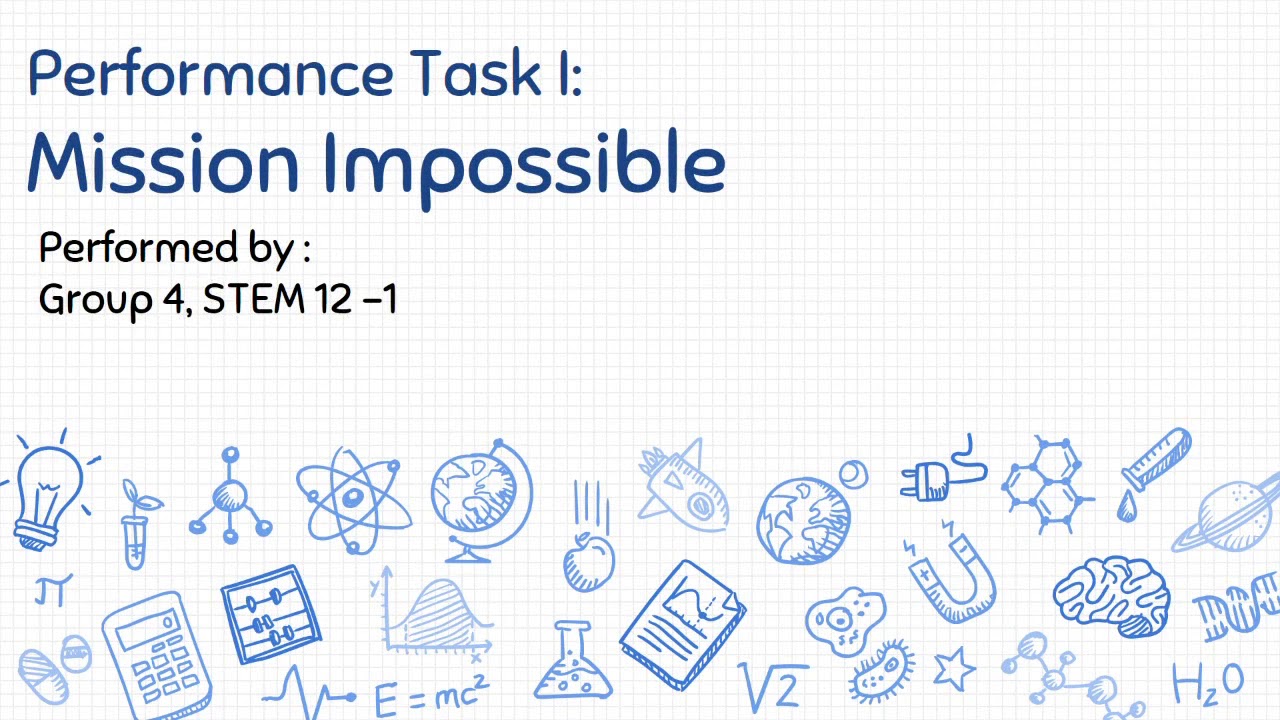 MISSION IMPOSSIBLE (Group 4, STEM 12-1) - YouTube