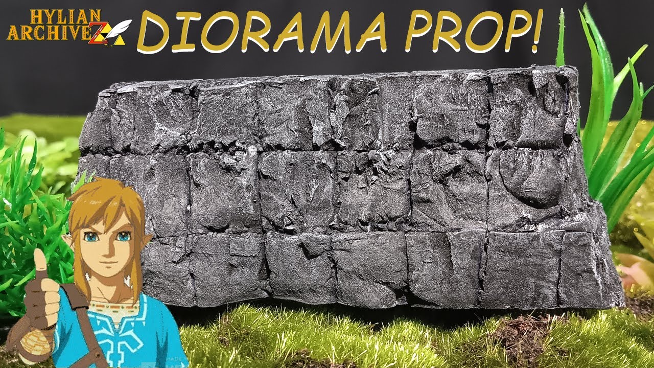 Diorama Stone Wall prop | Experiment - YouTube