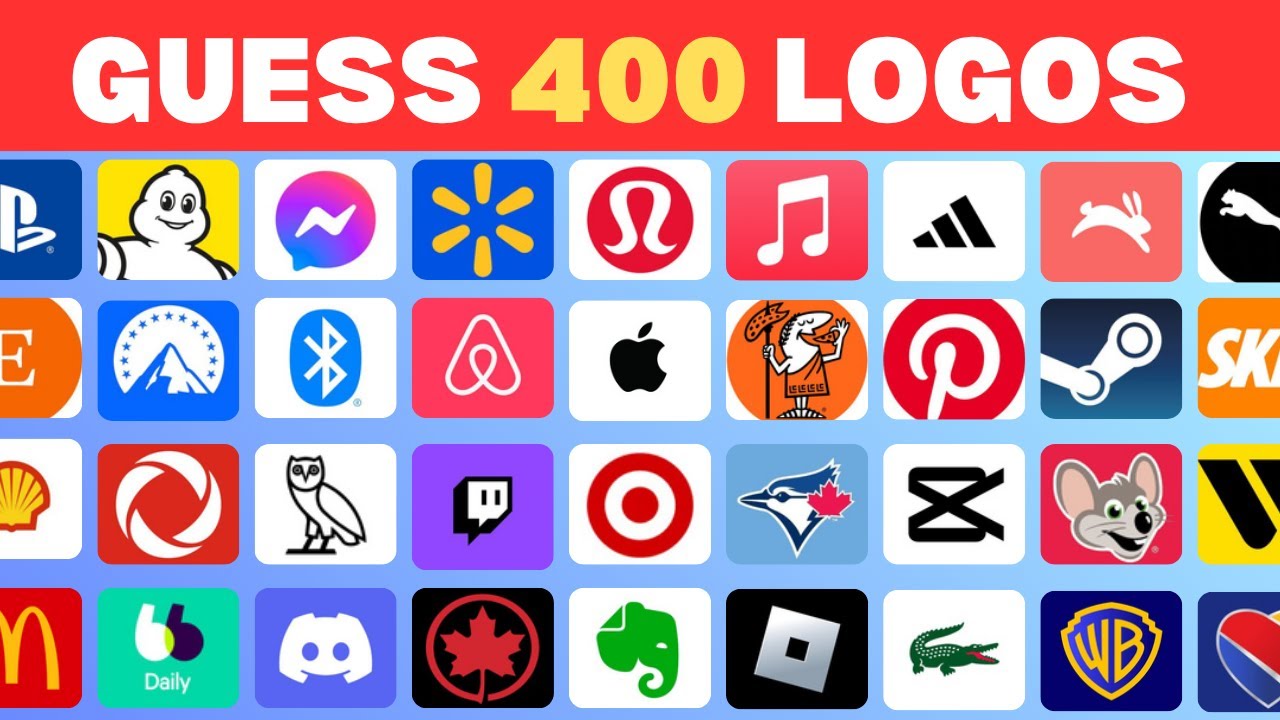400 Logo Quiz Challenge – How Many Can You Get? - YouTube