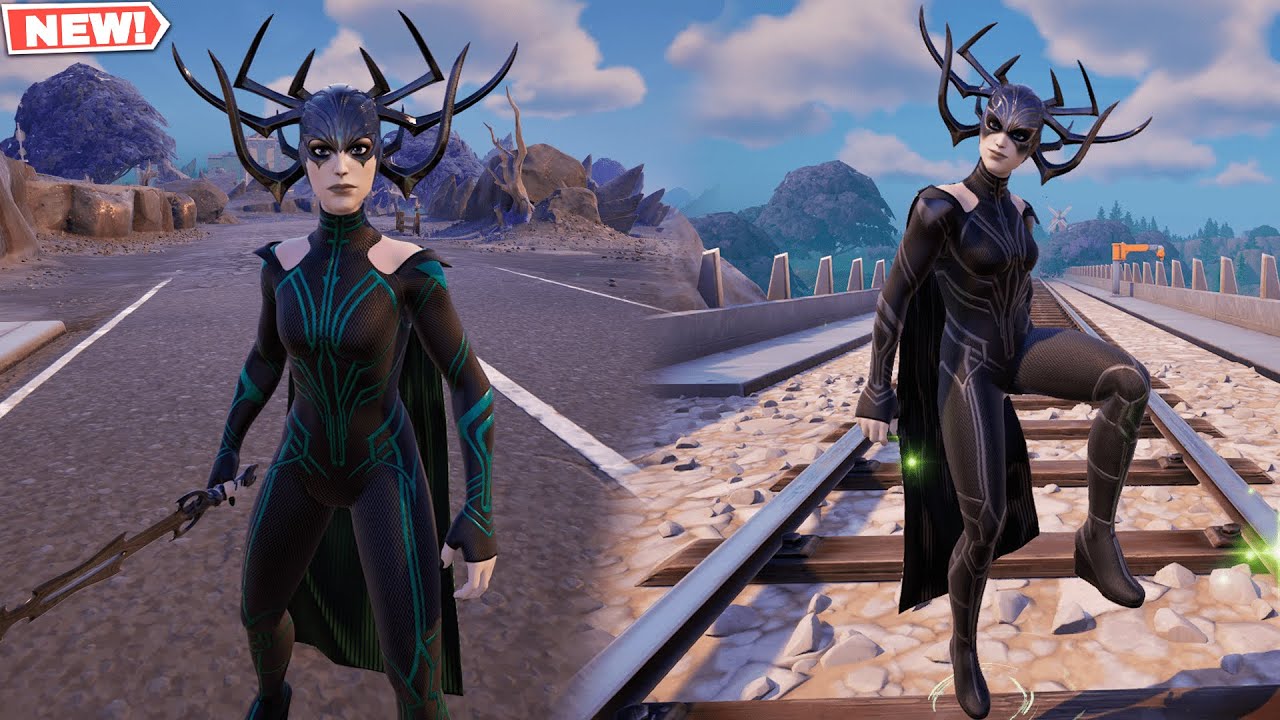 Fortnite Hela Odinsdottir Skin GAMEPLAY! (New Leaked Marvel Outfit ...