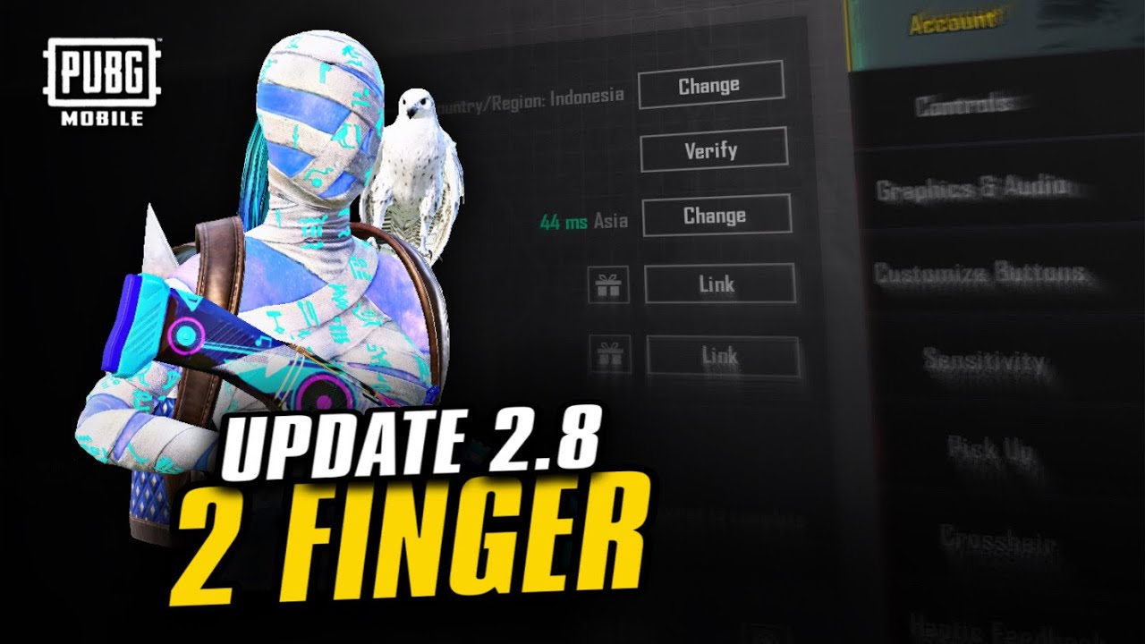 BEST 2 FINGER GYRO CONTROL SETTINGS !! UPDATE 2.8 | PUBG MOBILE - YouTube