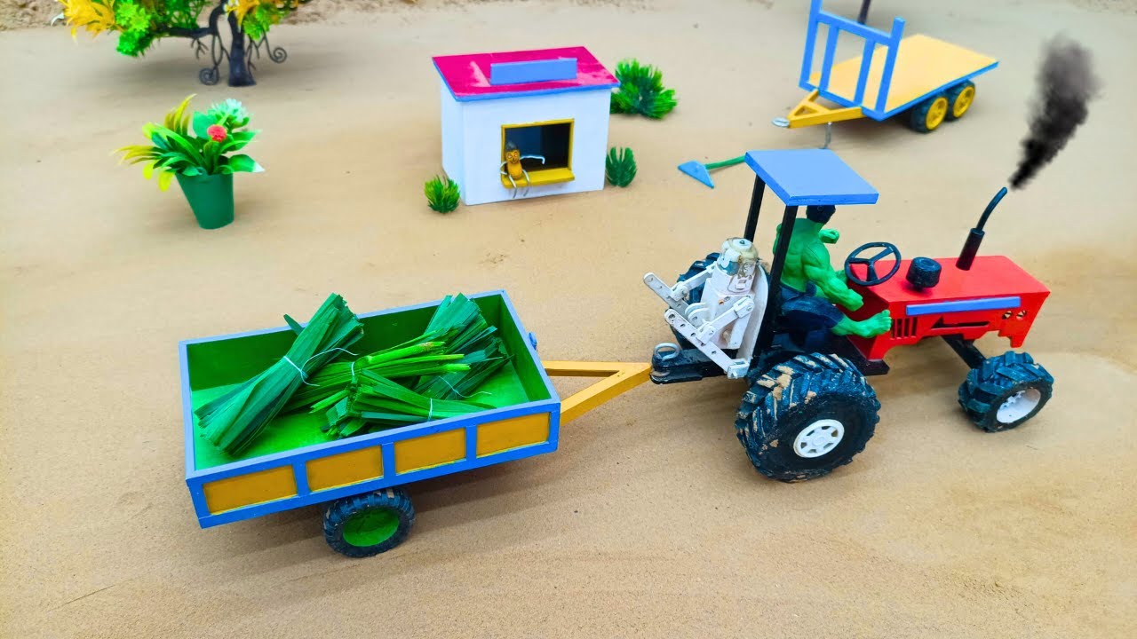 Topmost Creative Diy Tractor Plough Machine Science Project | diy mini ...