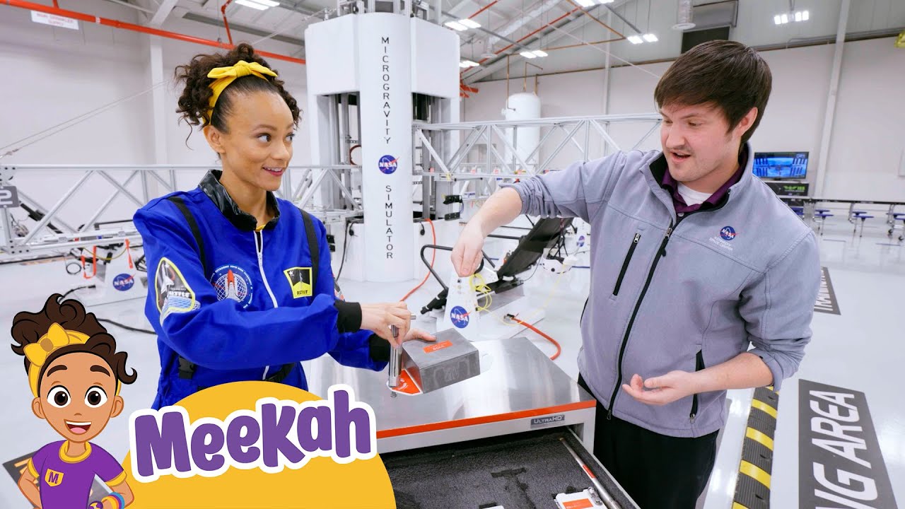 Meekah at the Space Center | Moonbug Kids - Girl Power Fun Time | Girly ...