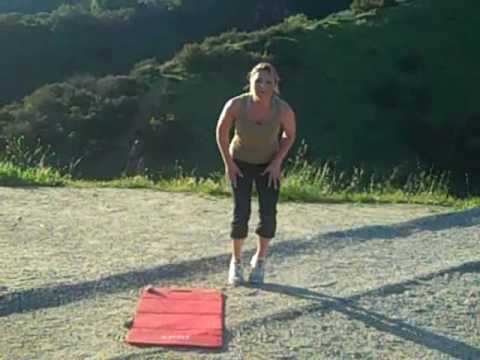 "Boot Camp" quick feet under the Hollywood Sign with Real HOLLYWOOD TRAINER-Dulcinea Lee ...