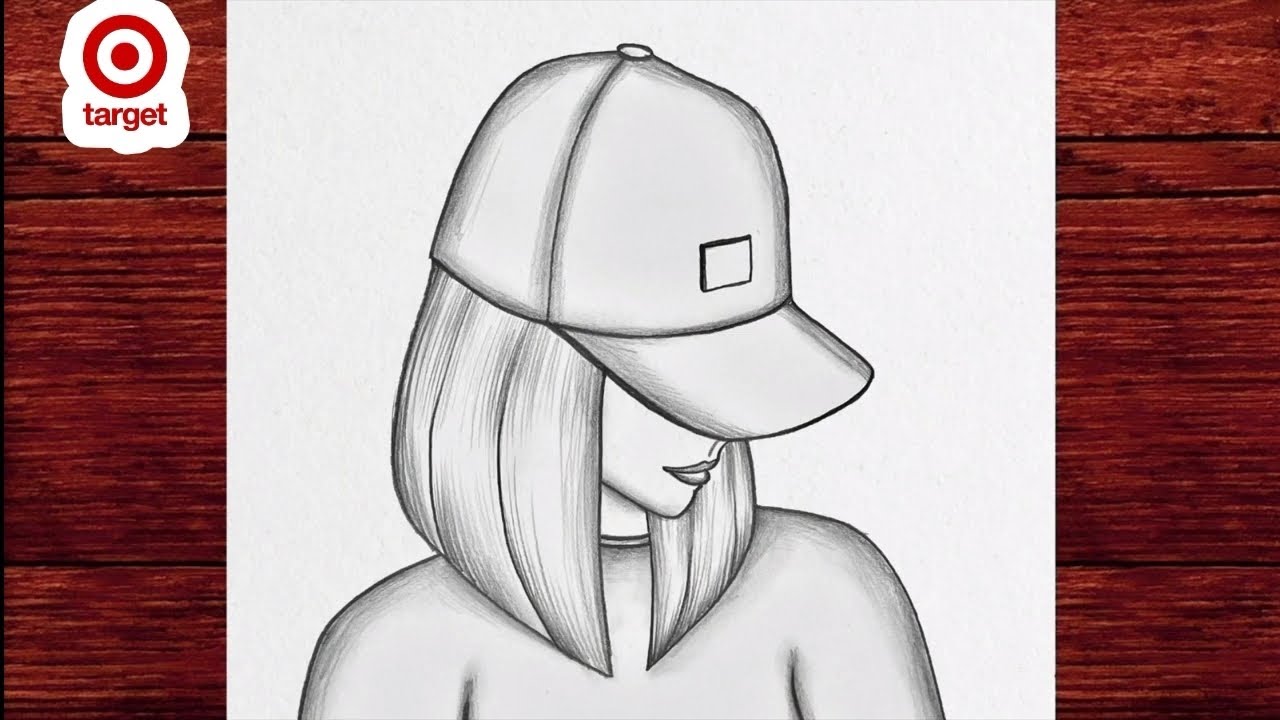 Pyari Si ladki ki painting Kaise banaen|| ladki ki drawing banane ka ...