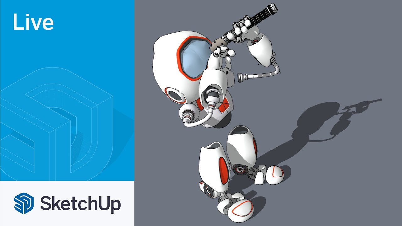 Live 3D Modeling a ROBOT with Tyson! - YouTube