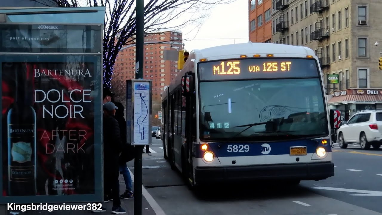 MTA New York City Bus: The 125th Street Crosstown Bus in West Harlem ...