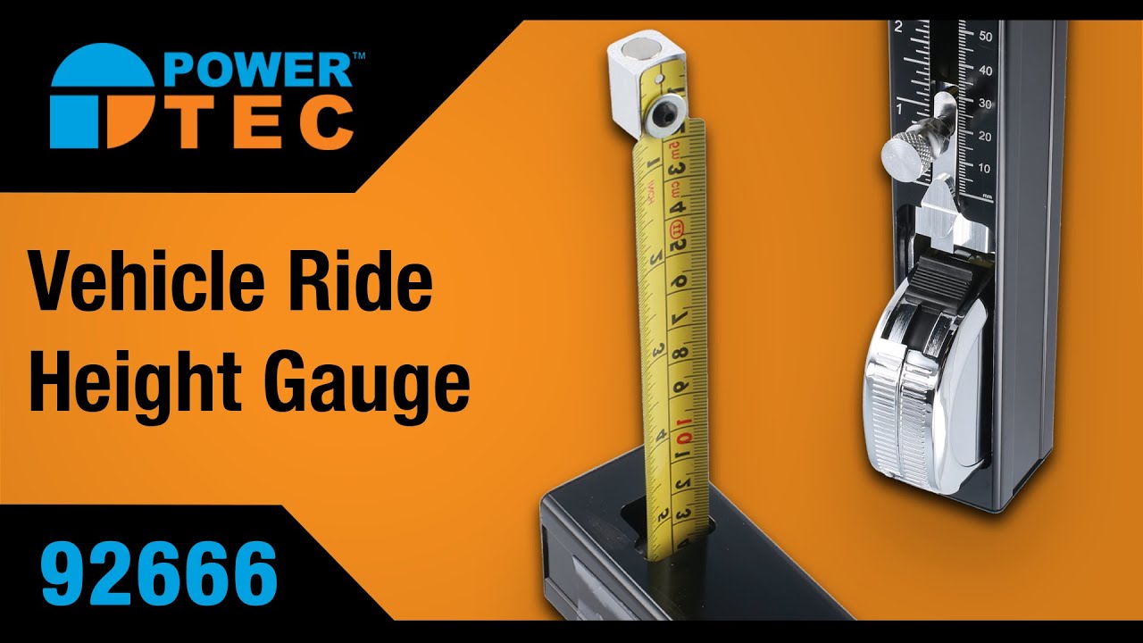 Vehicle Ride Height Gauge from Power-TEC | Part No. 92666 | - YouTube