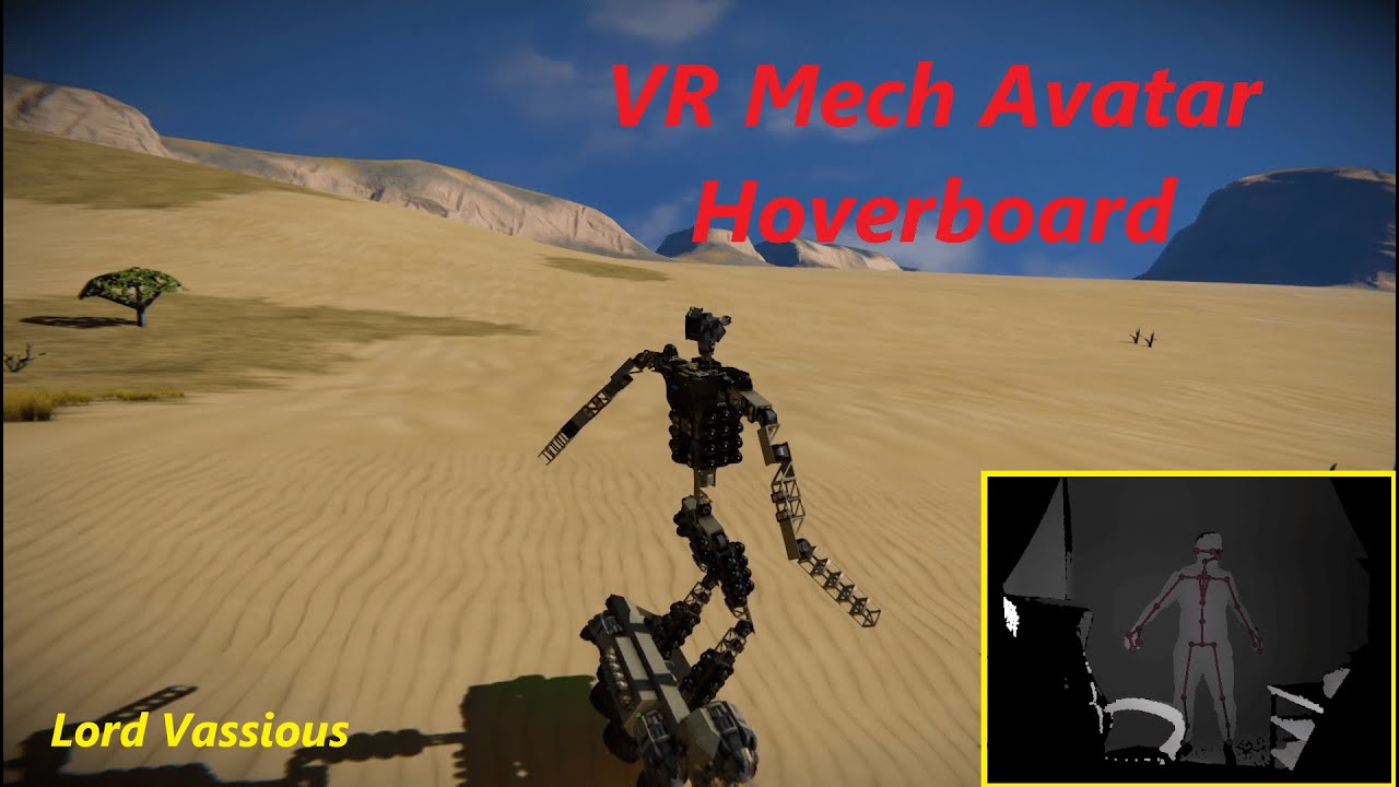 VR Mech Avatar | Hoverboard | Space Engineers - YouTube