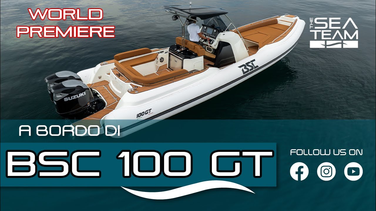 A bordo di BSC 100 GT M.Y. 2025 - ANTEPRIMA MONDIALE - YouTube