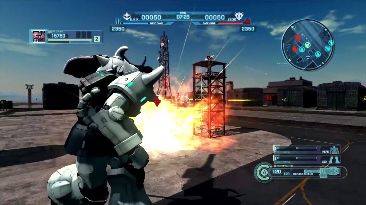 Gundam: Battle Operation - Zeon Ace Norris Packard - YouTube