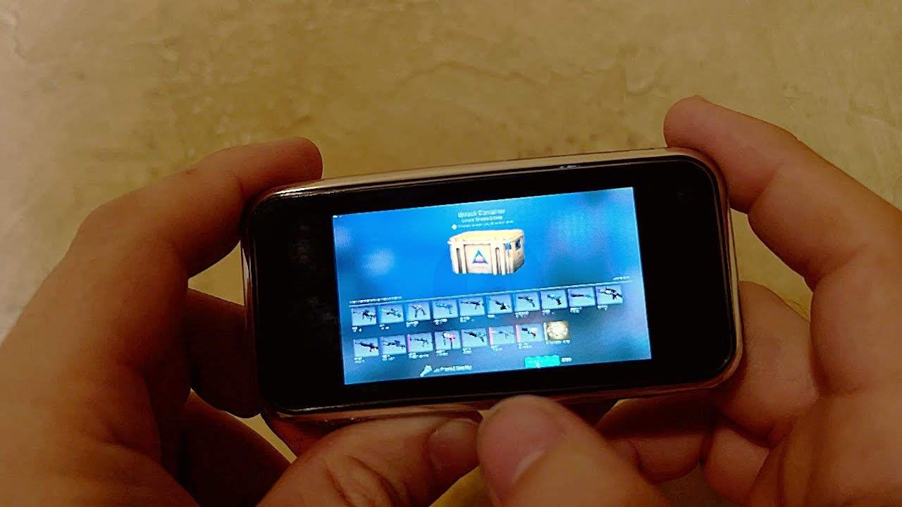 Opening CS Cases on the Worlds Smallest Phone - YouTube