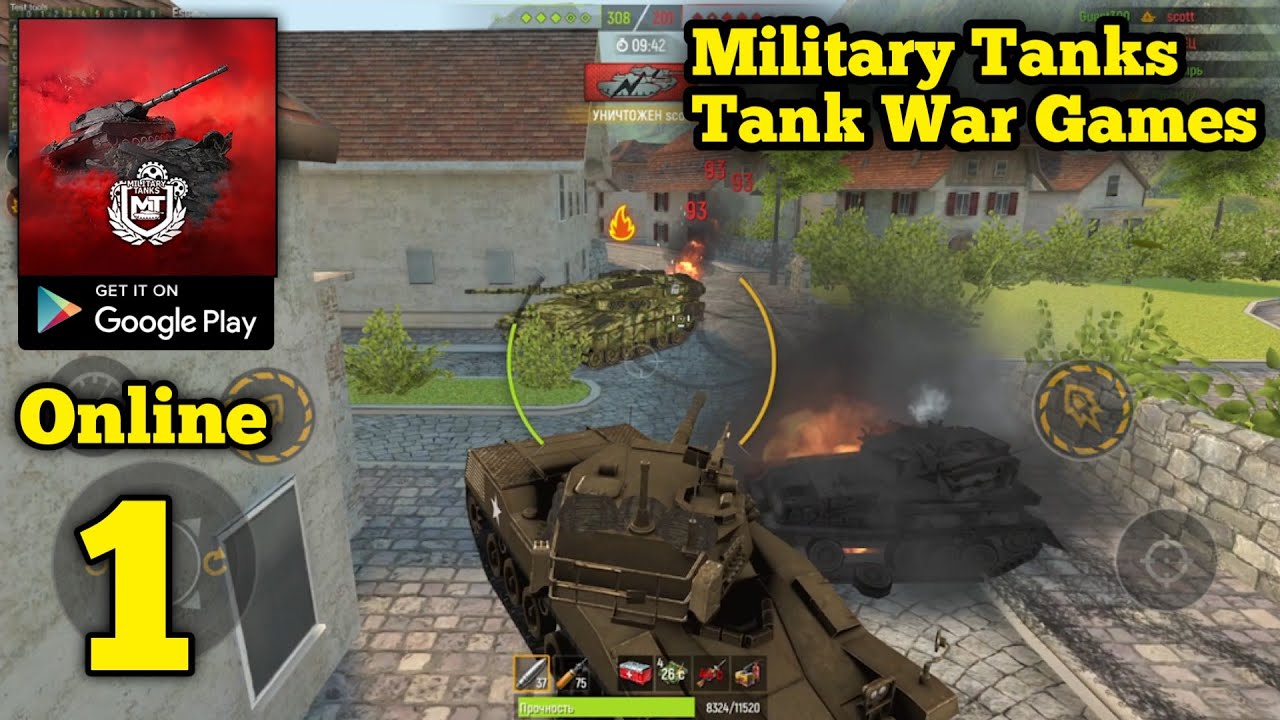 Military Tanks: Tank War Games Gameplay Part 1 (Android) - YouTube