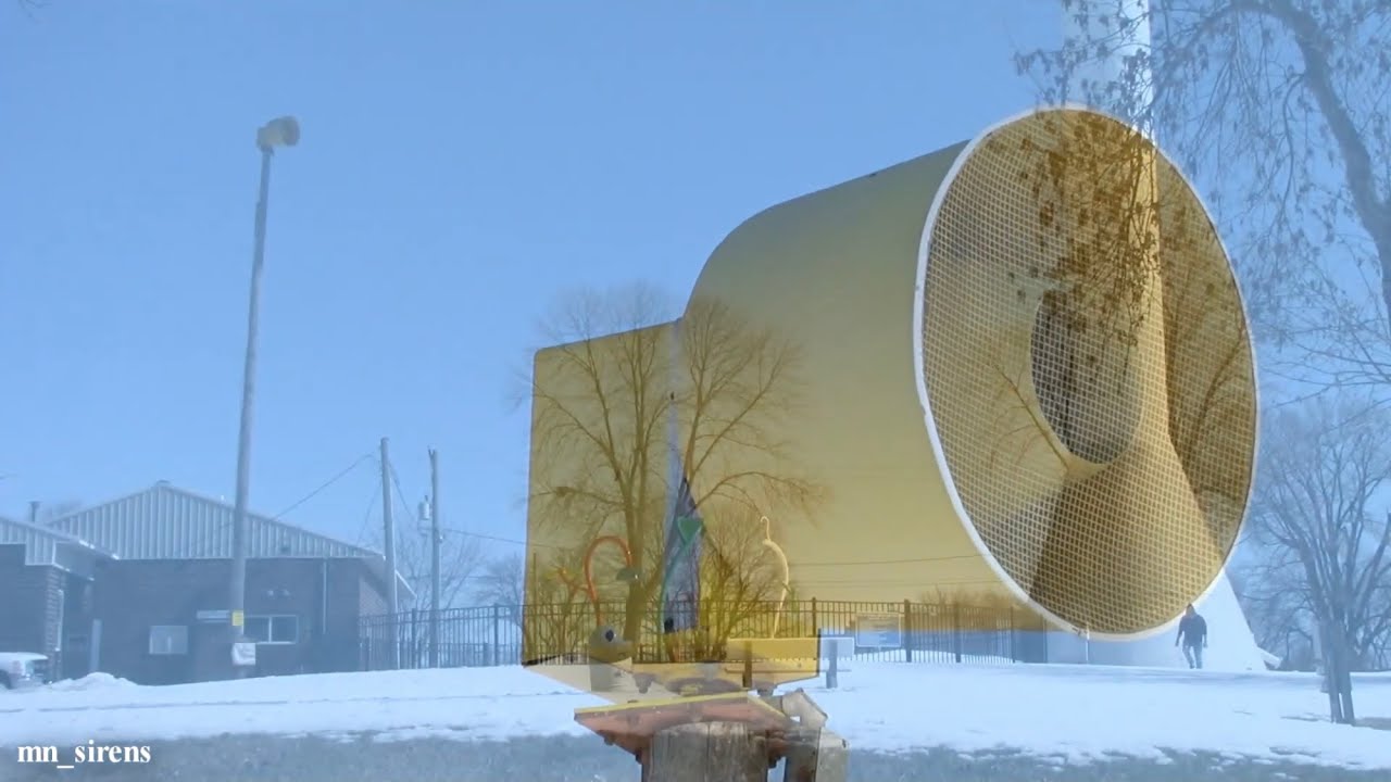 ACA Howler Siren Test - Full Alert - Cologne, Minnesota - YouTube