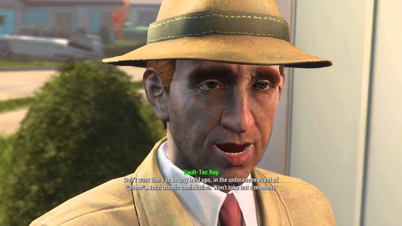 Fallout 4 Let's Play Part 1 - Nuclear Explosion & Hidden Minigame - YouTube