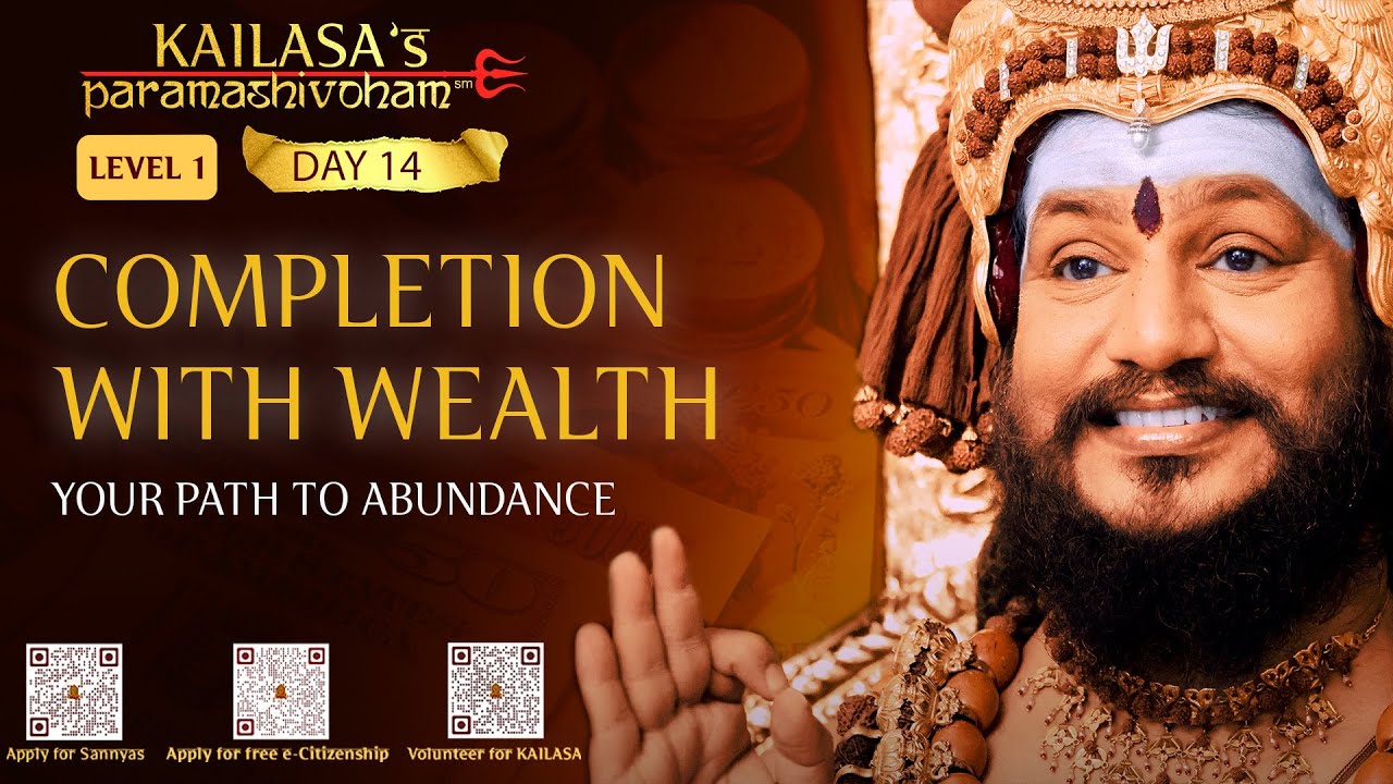 Paramashivoham Level 1 | Day 14 | Completion with Wealth - Your Path to Abundance #money #wealth ...