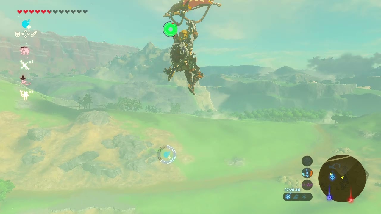 My first ever jelly bounce into a wind bomb (BOTW) - YouTube