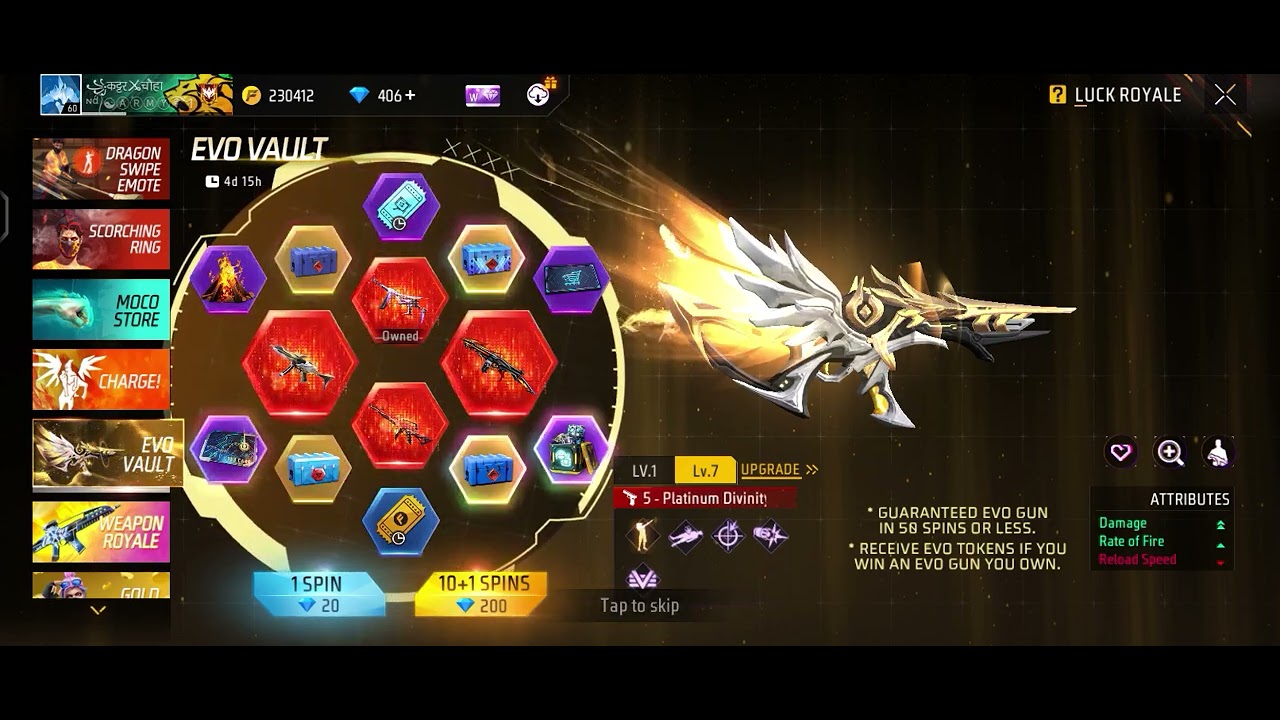 HOW TO GET NEW EVO SKINS FREE🔥NEW EVO VAULT EVENT FREE FIRE NEW EVENT ...