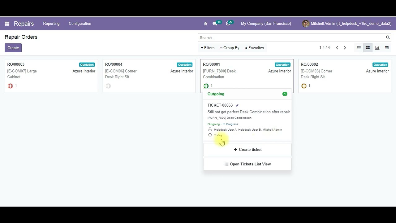 Integrate helpdesk with Repair Order | Help Desk Software For ...