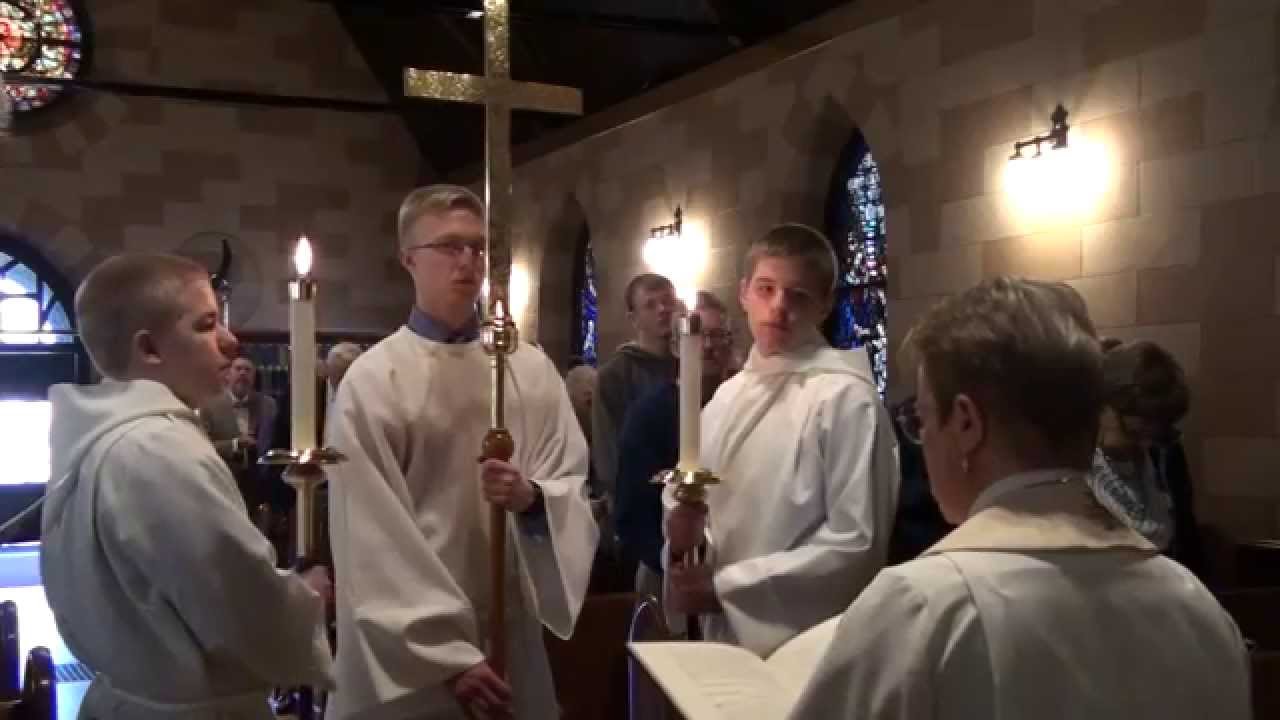 Grace Episcopal Church Easter Service 2015 Part 1 - YouTube