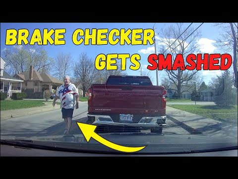 PICK UP DRIVER DISCOVERED HE CAN'T BULLY A SEMI TRUCK