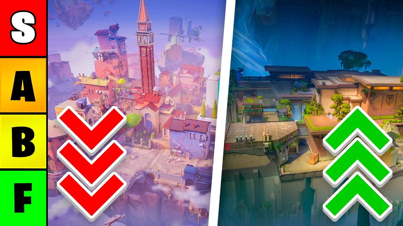 *NEW* Map TIER LIST - Valorant Episode 9 Act 1 (2024) - YouTube