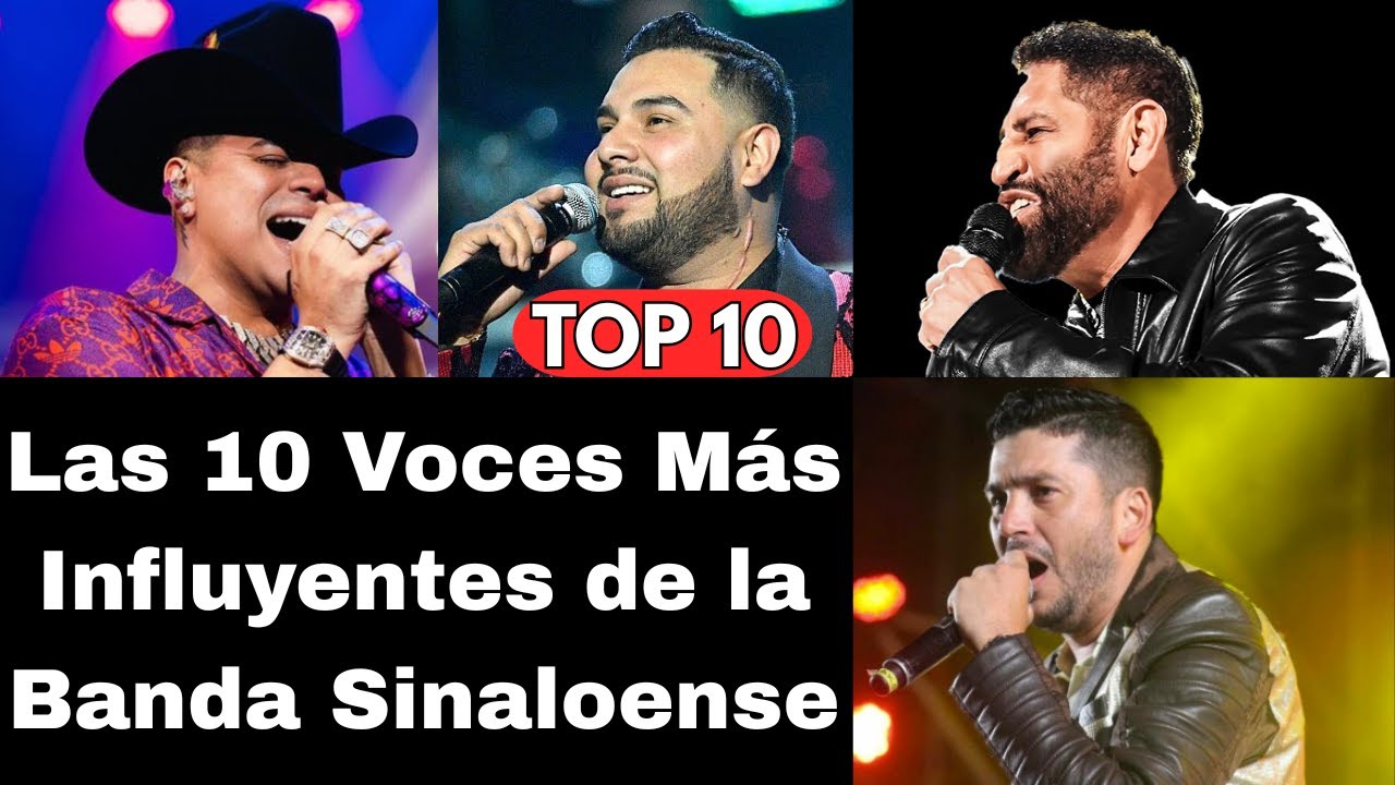 10 Cantantes de Banda Sinaloense que Cambiaron la Historia - YouTube