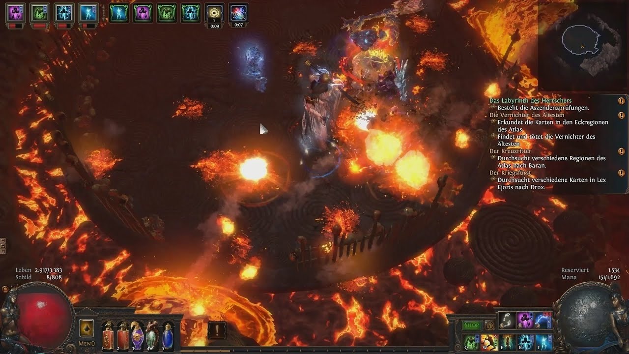 Caldera des Königs - Path of Exile 3.9 #45 [German/Deutsch] - YouTube