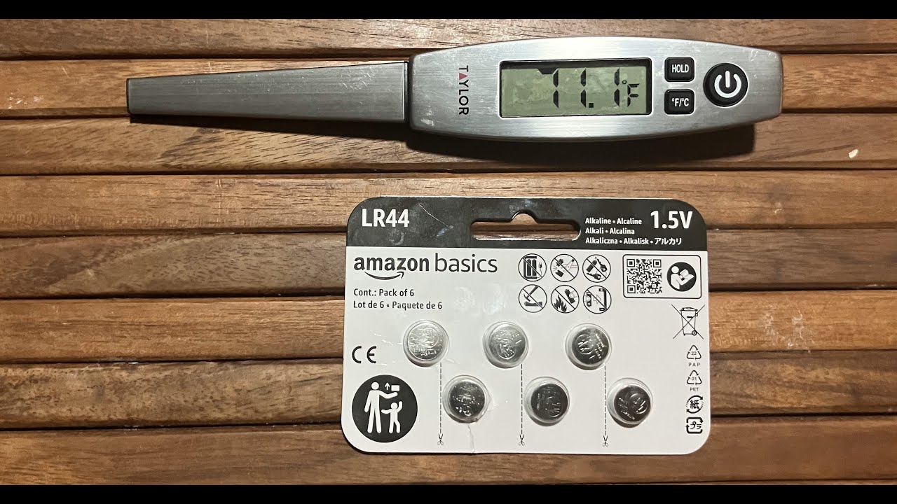How to Change the Battery in a Taylor Meat Thermometer (Fast & Easy ...