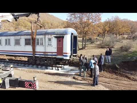 Çorum'da trene ilk kavuşan ilçe Bayat oldu: Vatandaş meraklı gözlerle izledi