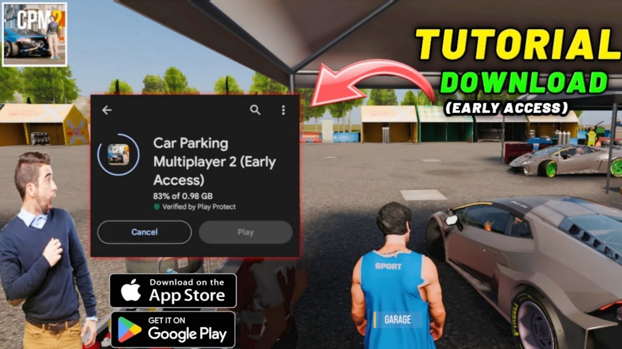 Tutorial How To Download Car Parking Multiplayer 2 (Early Access) - YouTube