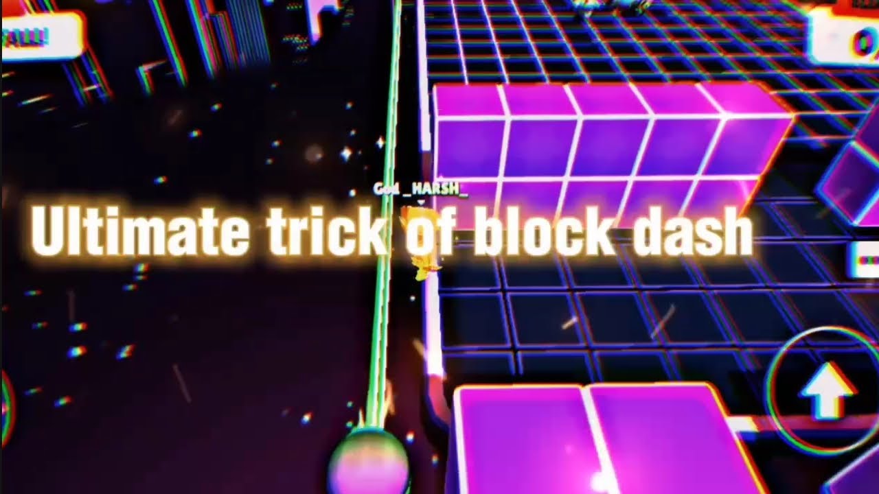 The Ultimate Tricks of Block dash 😱😱😱|| HARSH_GAMING - YouTube