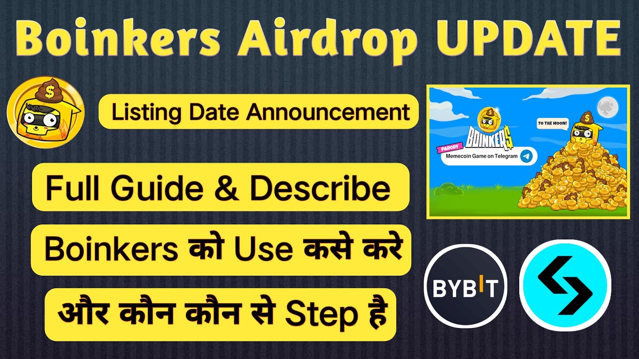 Boinkers Airdrop Update Full Guide ! Boinkers New Update ! How To Use ...
