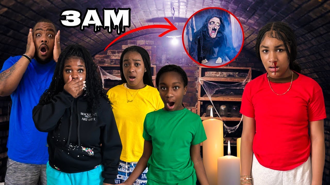 WE PLAYED CREEPY GAME AT 3A.M!! LONDON GOT HURT!!! - YouTube