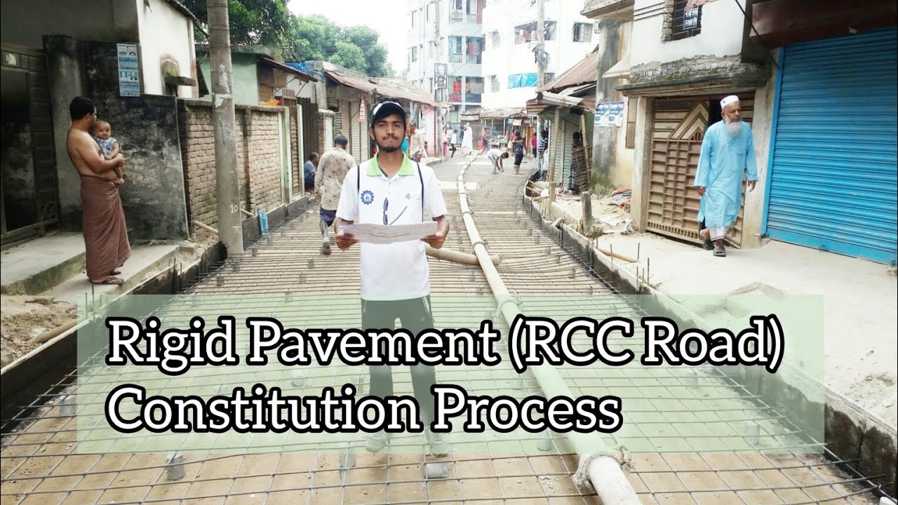 Rigid Pavement (RCC Road) Construction Process | রিজিড পেভমেন্ট (আর.সি ...