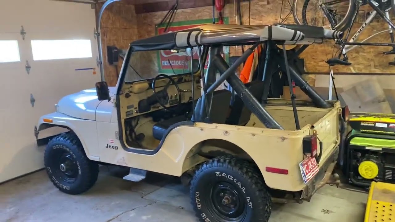 Jeep CJ 5 Bestop Tiger Top Safari look - YouTube