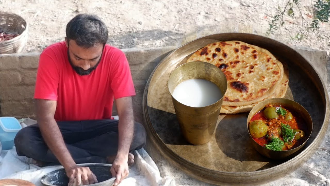 Indian Lunch Cooking at Farm in a village of Gujarat |Cooking By Rk ...