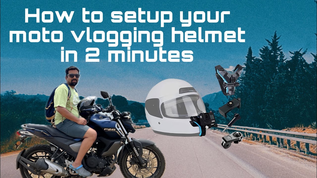 How to Set Up Your Moto Vlogging Helmet in 2 minutes - YouTube