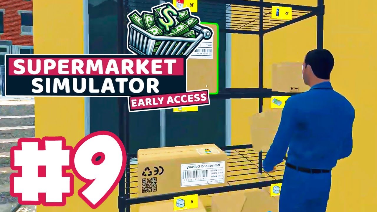 Hiring a Restocker and Buying Storage! | Let's Play: Supermarket ...