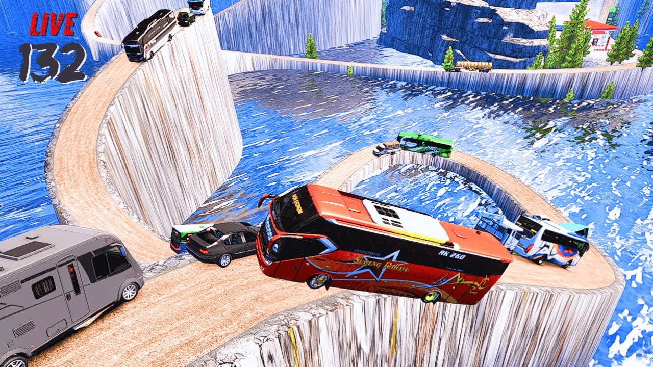 CRAZY BUS Journeys World's Most Dangerous Routes 132 #shortslive #ets2 ...