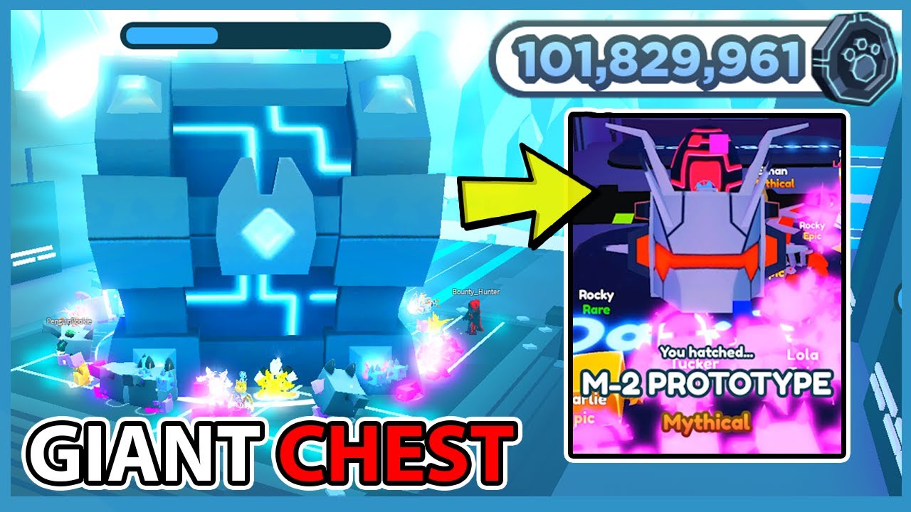 I Destroyed The Giant Tech Chest And This Happened! Roblox Pet ...