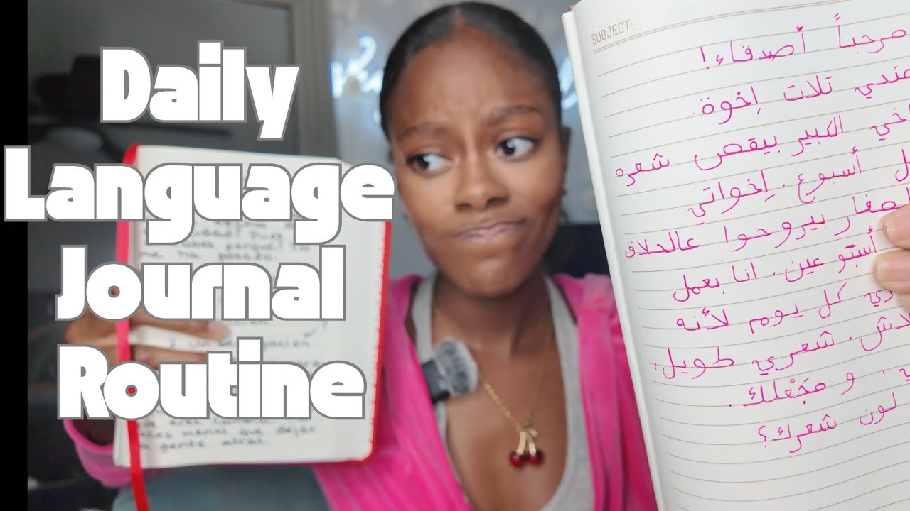 How to Write in a Language Diary | Spanish + Arabic Tutorial - YouTube
