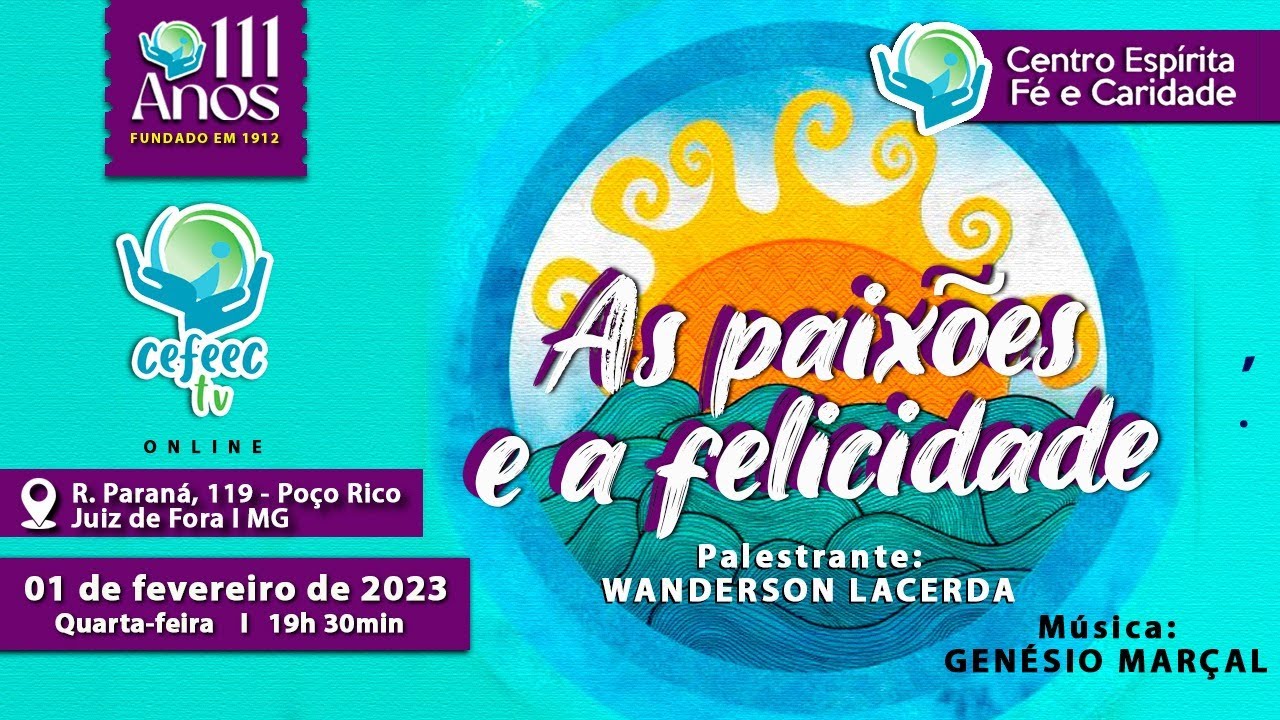 Palestra online: As paixões e a felicidade - Wanderson Lacerda - YouTube