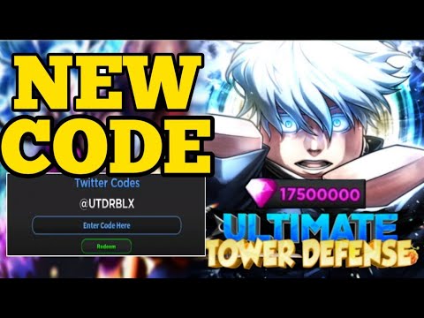 ⚠️NEW WORKING⚠️ CODE FOR ULTIMATE TOWER DEFENSE! ROBLOX ULTIMATE TOWER ...