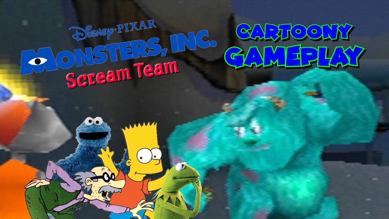 Cartoony Gameplay: Monsters, Inc. Scream Team PART 4 - YouTube