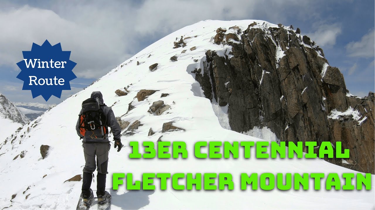 Colorado 13er Centennials: Fletcher Mountain Winter Hike Trail Guide ...