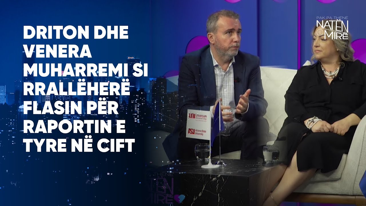 Driton dhe Venera Muharremi si rrallëherë flasin për raportin e tyre në cift - YouTube