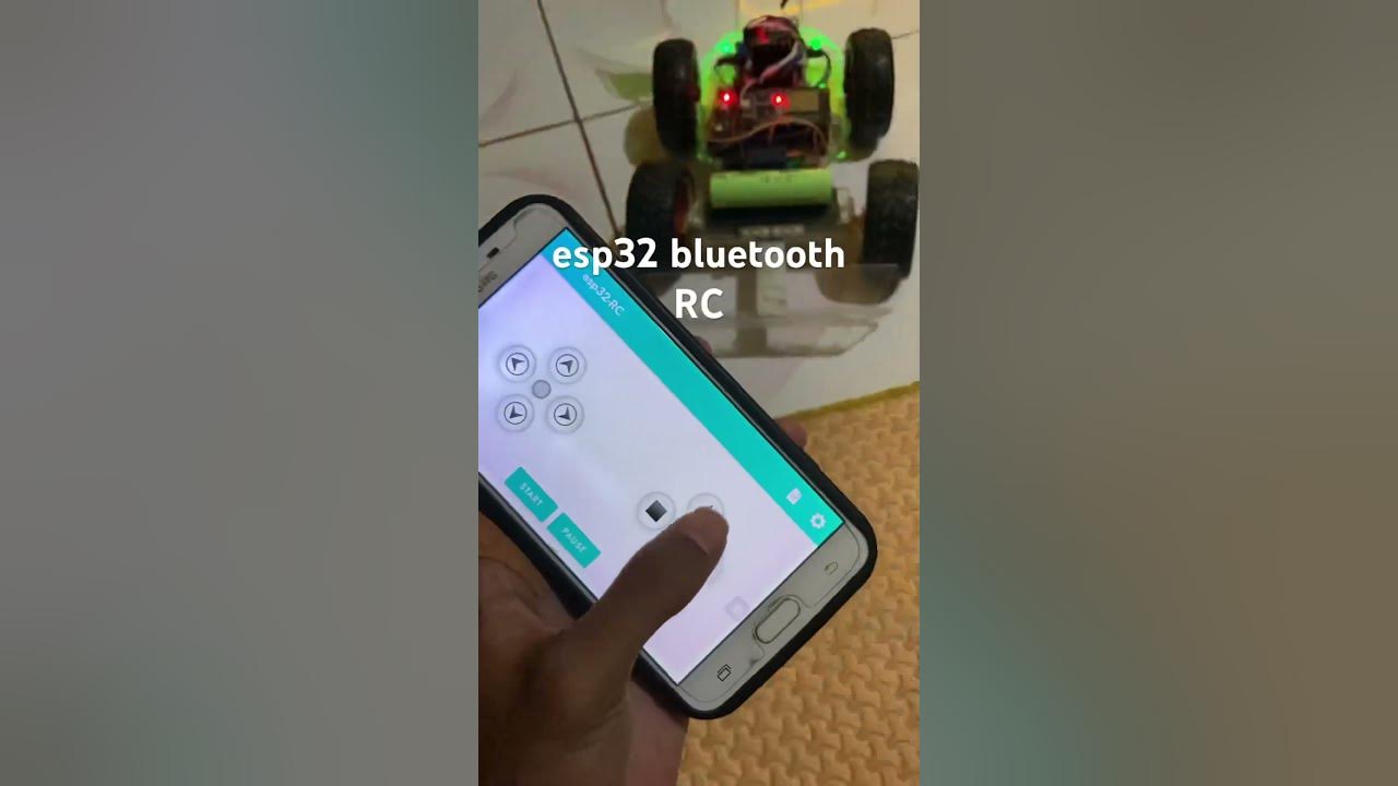 mobil remot kontrol pakai bluetooth di hp. #esp32 #iot #bluetooth # ...