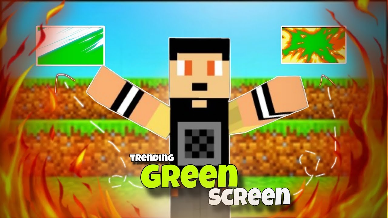 🤯TRENDING GREEN SCREEN ANIMATION AND OVERLAY FOR YOU MINECRAFT VIDEOS 🔥 ...